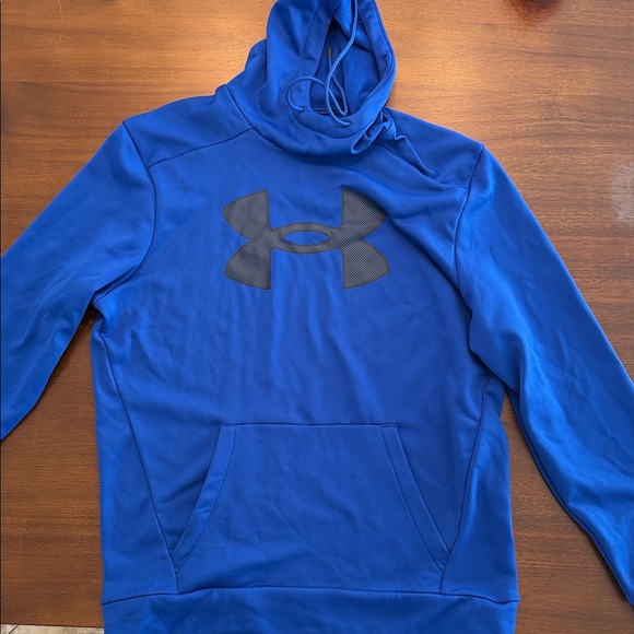 Under Armour | Sweaters | Mens Under Armour Royal Blue Pullover With ...